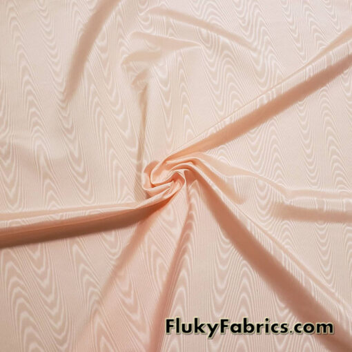 Pastel Peach Moire / Moiré Taffeta 45" Wide Fabric - Fluky Fabrics ...