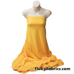Golden Yellow Matte 4-Way Stretch Nylon Spandex Fabric - Fluky Fabrics ...