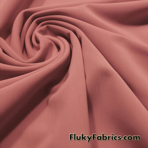 Light Terracota Clay/Spice Color 4-Way Stretch Nylon Spandex Fabric ...
