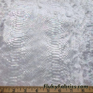 Iridescent on White Exotic Dragon Scales Iridescent Metallic Foil on ...